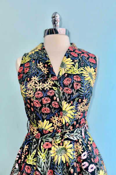 Meadows Print Jani Dress by Miss Lulo – Modern Millie