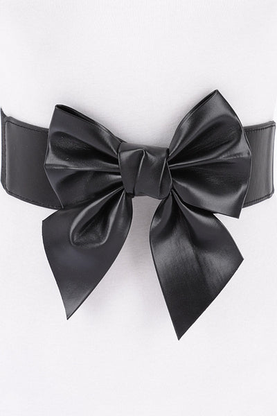 Faux Leather Bow Belt in Multiple Colors! – Modern Millie