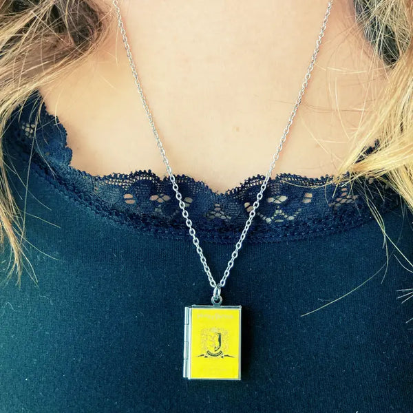 House Hufflepuff Book Locket Necklace by Marshall and Rose – Modern Millie
