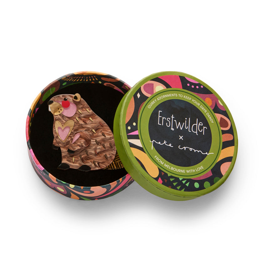 The Busy Beaver Brooch by Erstwilder – Modern Millie