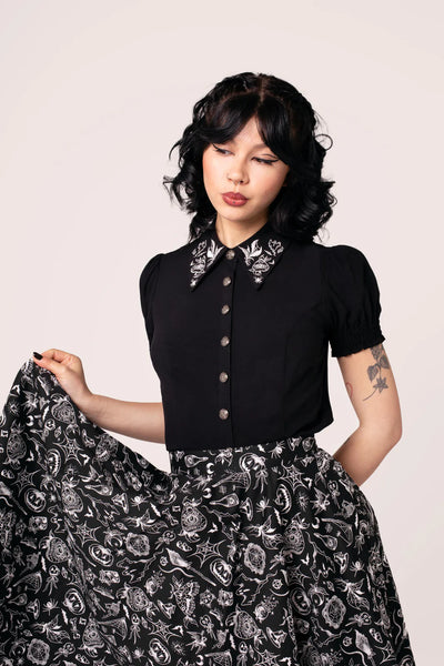 Mischief Blouse by Hell Bunny – Modern Millie