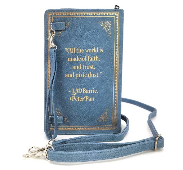 Peter Pan Cross-body Book Bag in Blue – Modern Millie