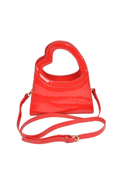 Red Heart Handle Cross-Body Bag – Modern Millie