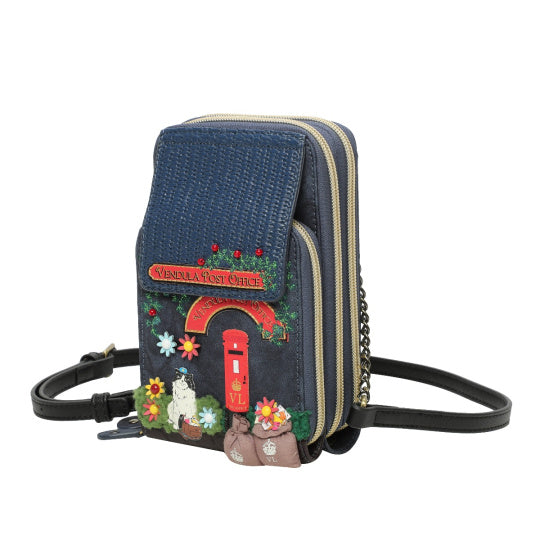 Old Post Office Callaway Bag in Navy by Vendula London – Modern Millie